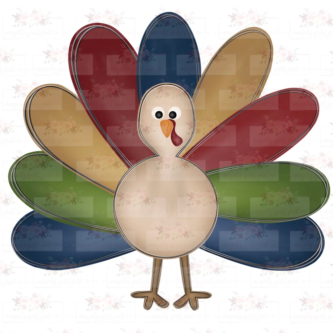 Doodle Turkey PNG | Thanksgiving Sublimation | Digital Design | Instant ...
