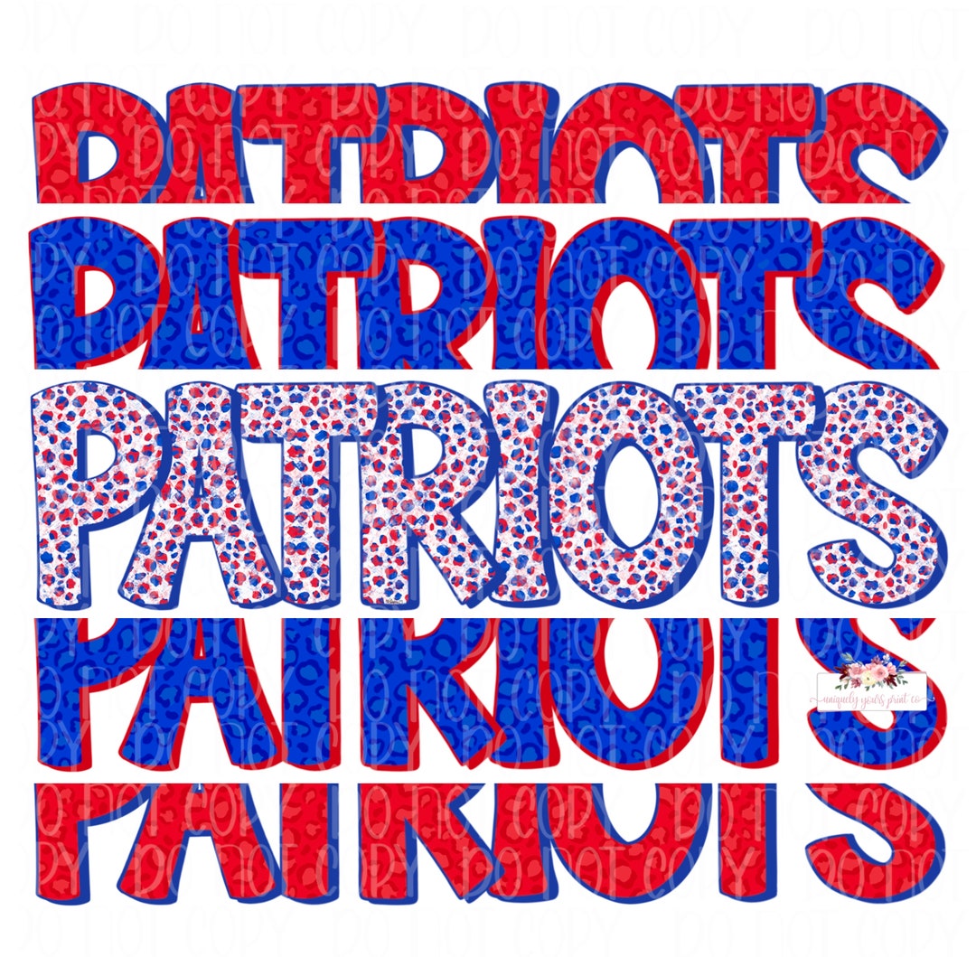 Patriots Digital Design | N. Vermillion School Patriot Mascot Stack ...