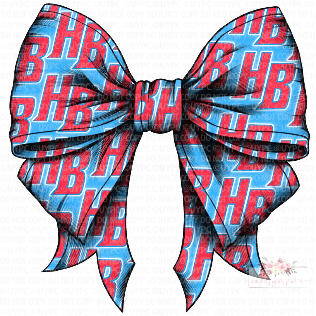 Horseshoe Bend Generals Coquette Bow | PNG, Sublimation (digital ...