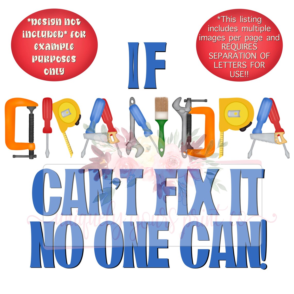 Handrawn Tools Alphabet Set Alpha Pack Hand Drawn - Etsy