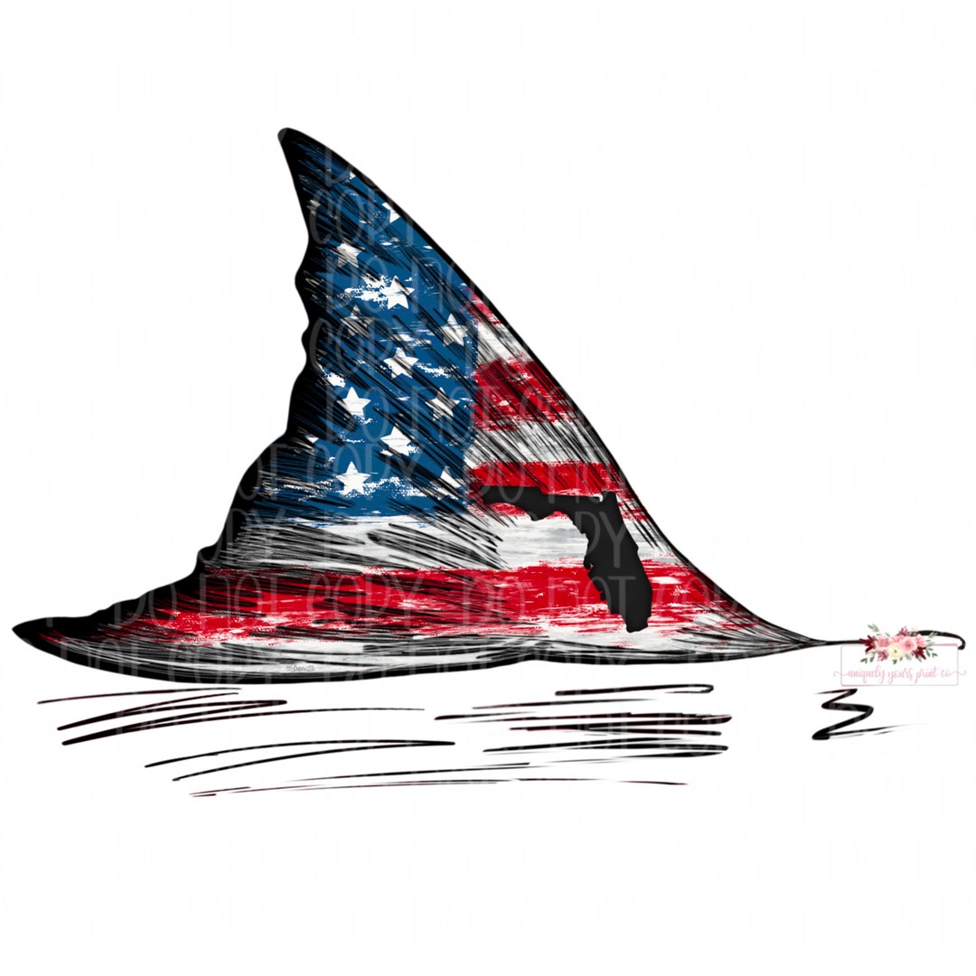 Redfish Digital Design | US Flag With Florida Spot | Printable Red Drum ...