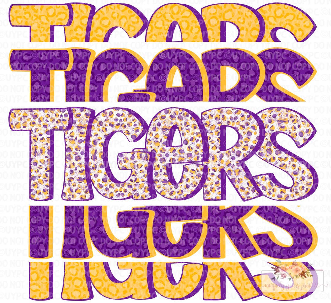 Westgate HS Tigers Mascot | Cheetah Leopard Print (digital Download) - Etsy