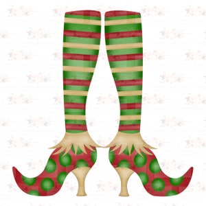 Watercolor Elf Legs | Hand Drawn L Instant Download | Fall | PNG ...