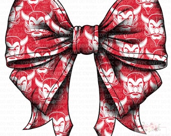 Red Devils Mascot Digital Download PNG - Etsy