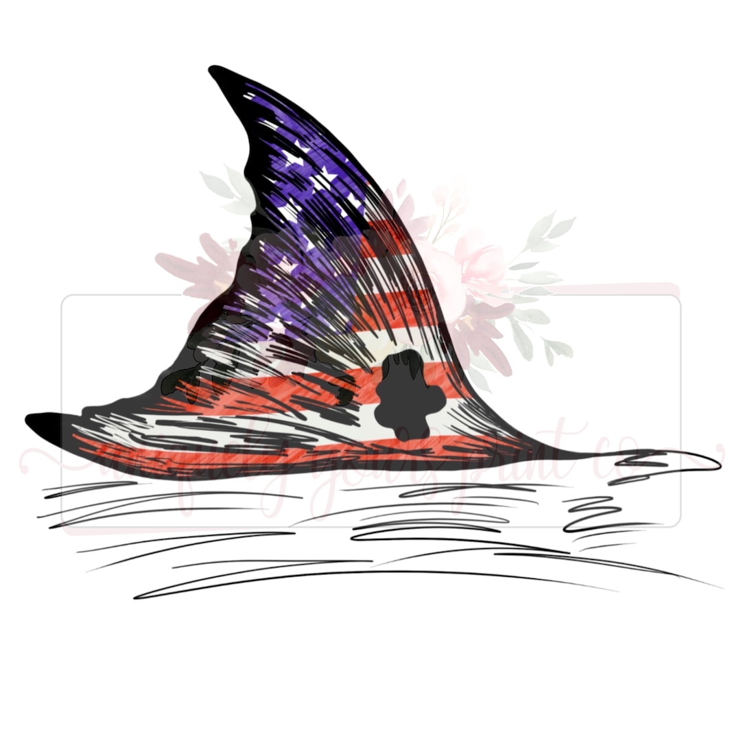 US Flag Redfish PNG | Printable Red Drum | America | Hand Drawn ...