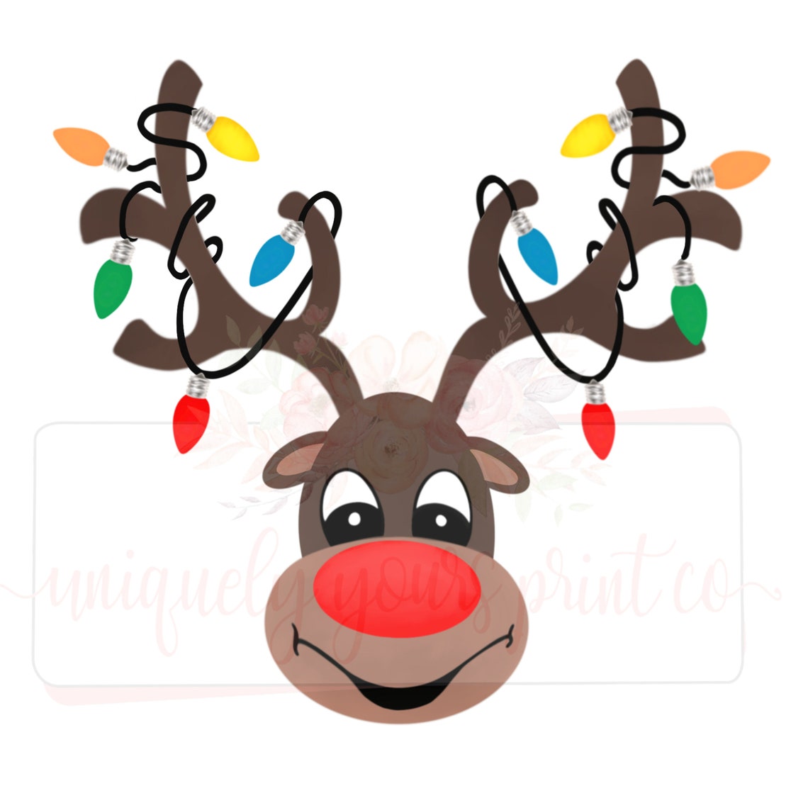 Boy Reindeer With Lights PNG | Christmas Sublimation | Digital Download ...
