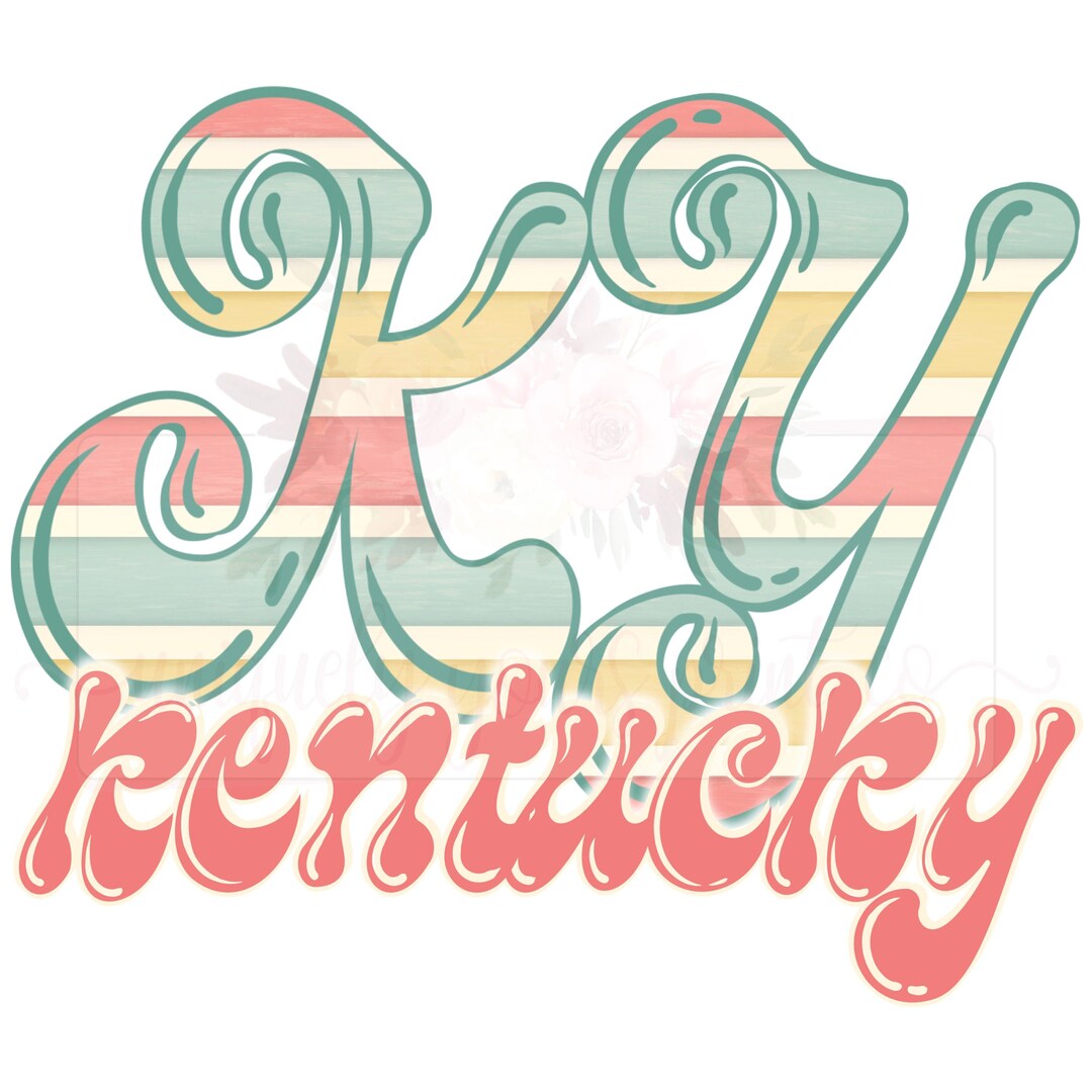 Distressed Kentucky Retro Vintage Digital Design Download | Hand Drawn ...