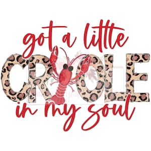 Creole in My Soul | Hand Drawn | PNG | Inkjet Printable | Digital ...