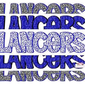 Lancers Mascot Digital Design Download | Hand Drawn | Mascot Printable ...