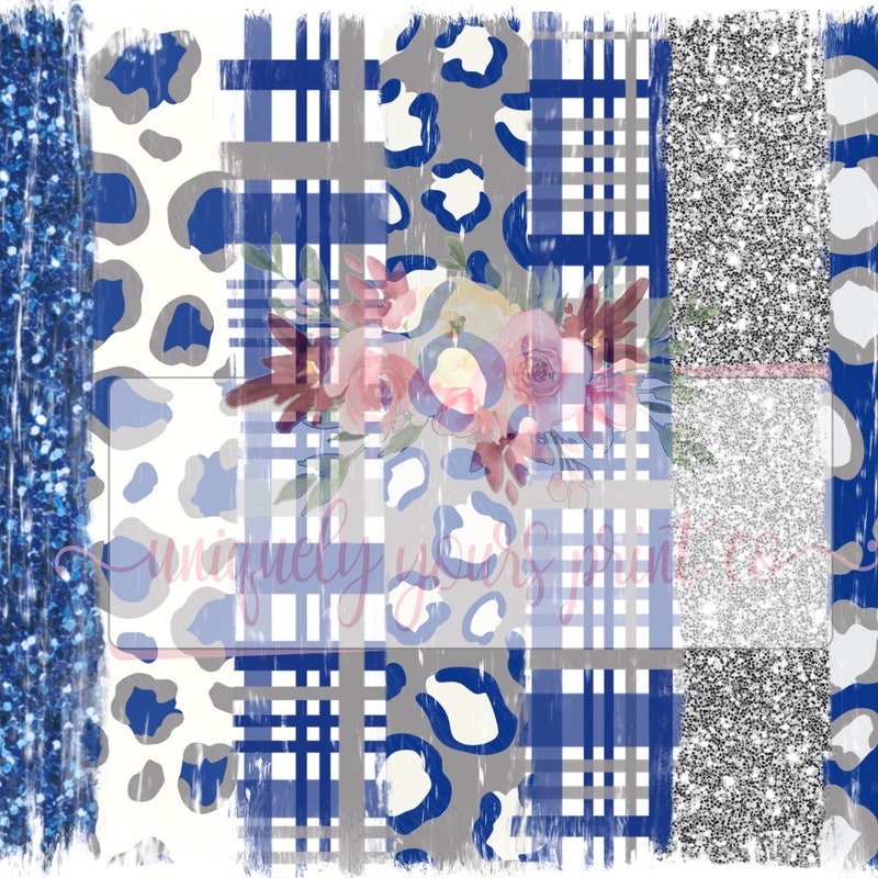 Blue Gray White - Etsy
