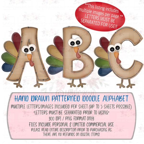 Thanksgiving Letters - Etsy