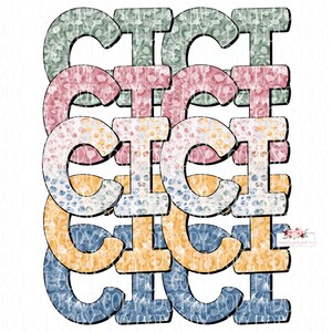 Cici Boho Stacked Digital Design | Mothers Day Digital | Stacked ...