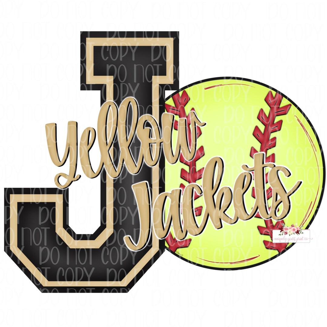 Yellow Jackets Volleyball Design | School Spirit PNG (digital Download ...