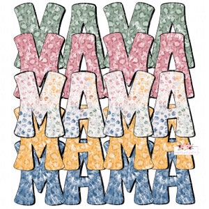 Mama Boho Stacked Digital Design | Mothers Day Digital | Stacked ...