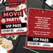 Personalised School Leavers Leaving Party Style VIP Pass & Lanyard ...