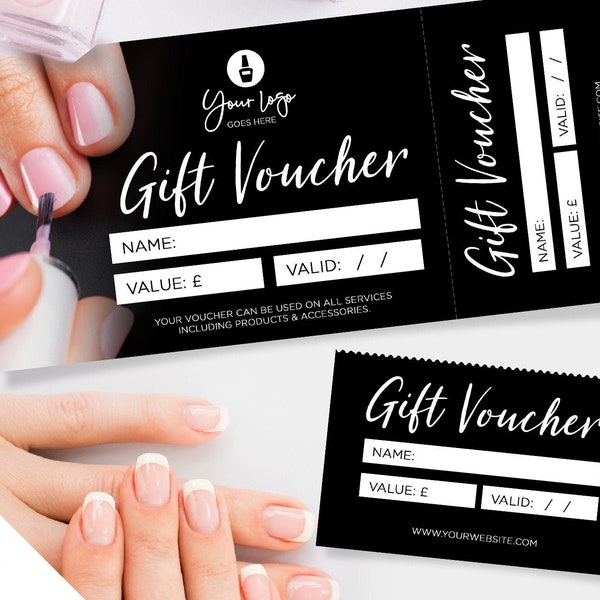 Custom Printed Gift Vouchers Perforated Stubs Tattoo Shop Tat Artist ...