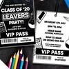 Personalised Festival Style VIP Pass & Lanyard Invitations Invites ...