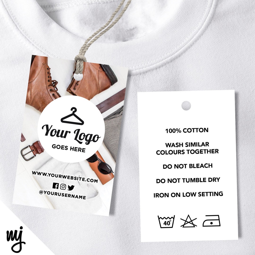 Custom Printed Clothing Swing Tags Cards | Menswear Suit Mens Clothing ...