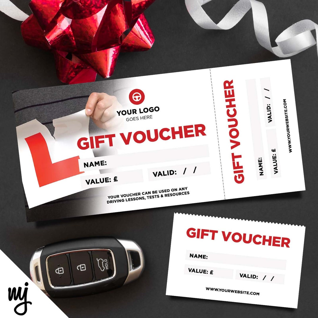 Custom Printed Gift Vouchers | Perforated Stubs | Driving School ...