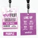 Personalised Festival Style VIP Pass & Lanyard Invitations Any Colour ...