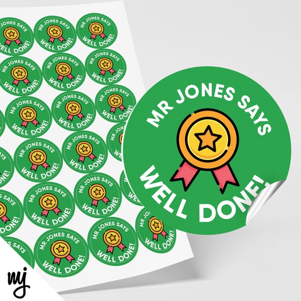 Well Done Stickers - Etsy UK