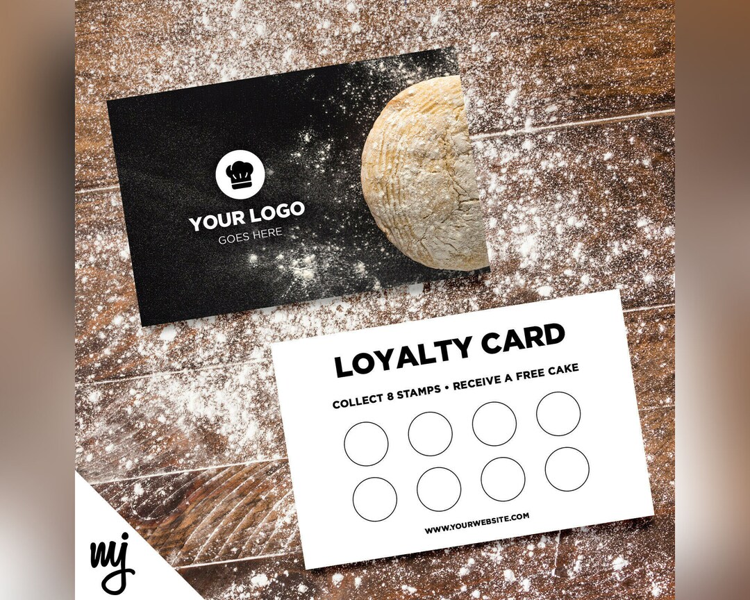 Custom Printed Loyalty Cards | Bakery / Cake / Treat / Food Business 5 ...