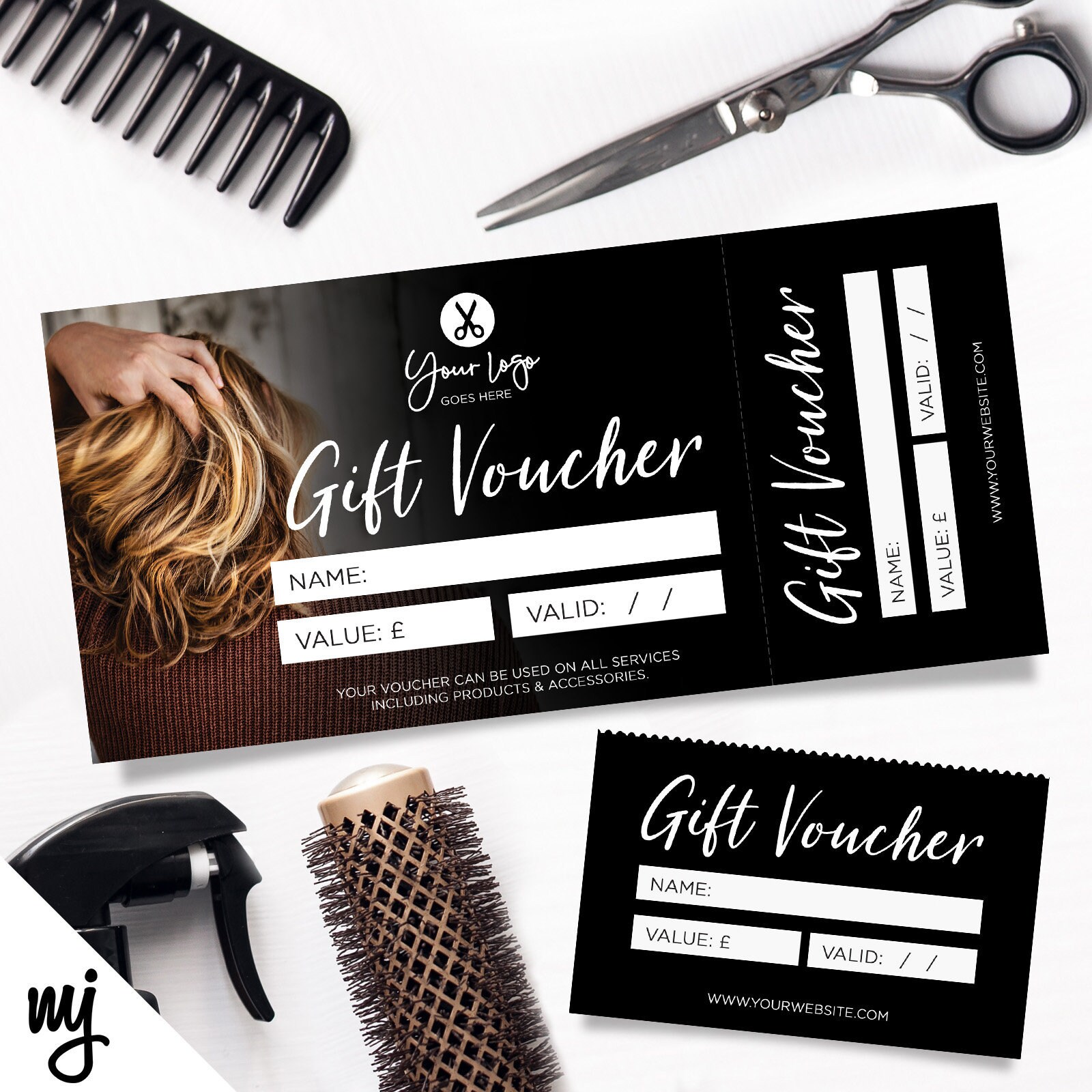 Custom Printed Gift Vouchers Perforated Stubs Hairdresser - Etsy UK