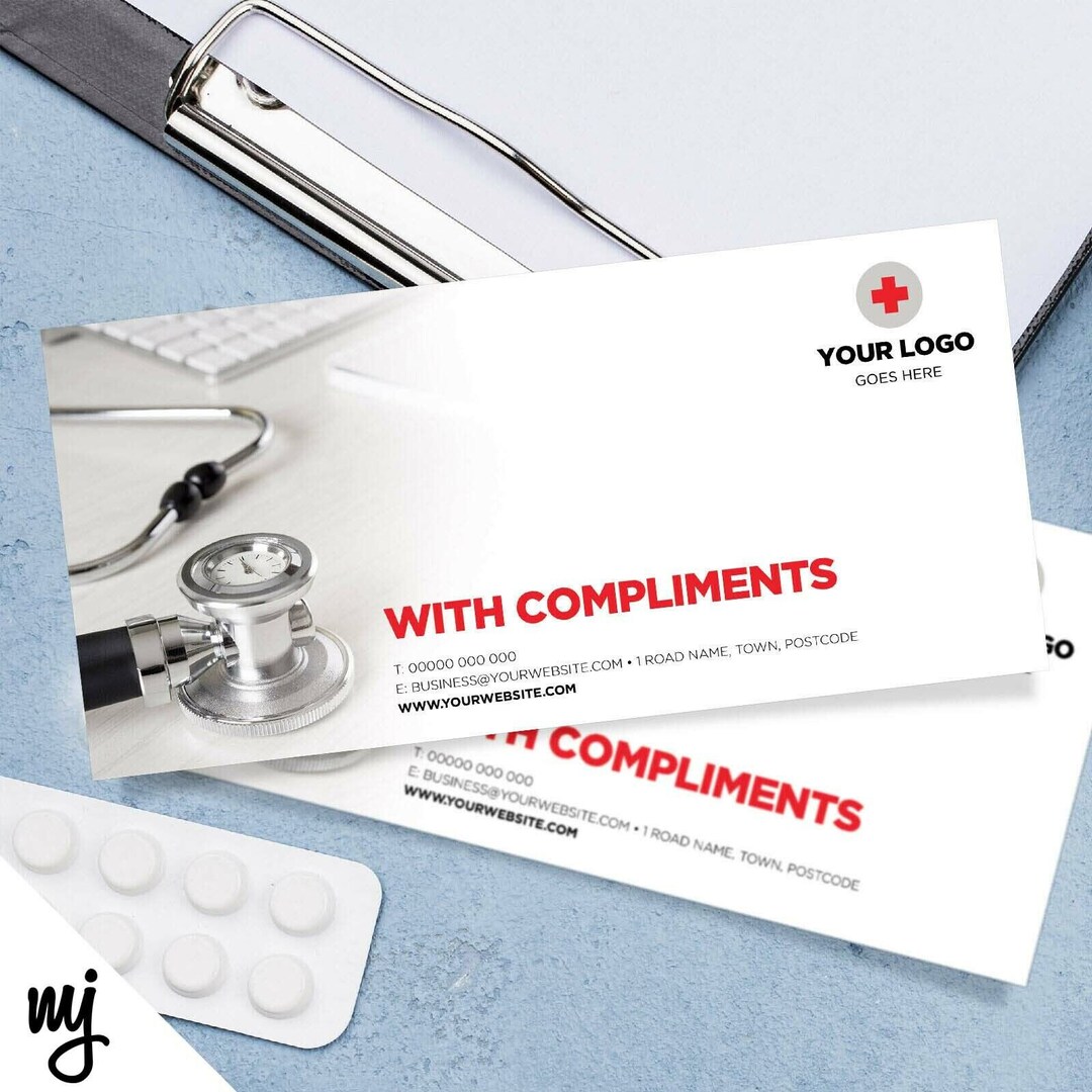 Custom Compliment Slip Printing | Doctor Doctors Surgery Hospital ...