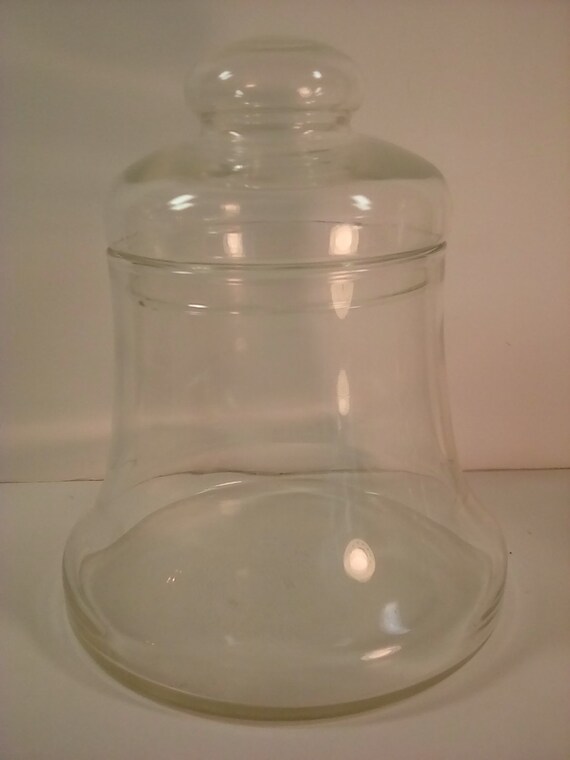 Clear Glass Liberty Bell Apothecary/ Cookie Jar - Etsy
