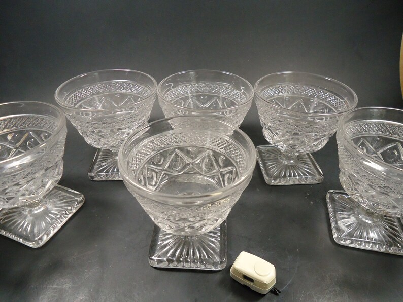 Imperial Cape Cod Set of 6 Ball Stemware Sherbet Glasses - Etsy