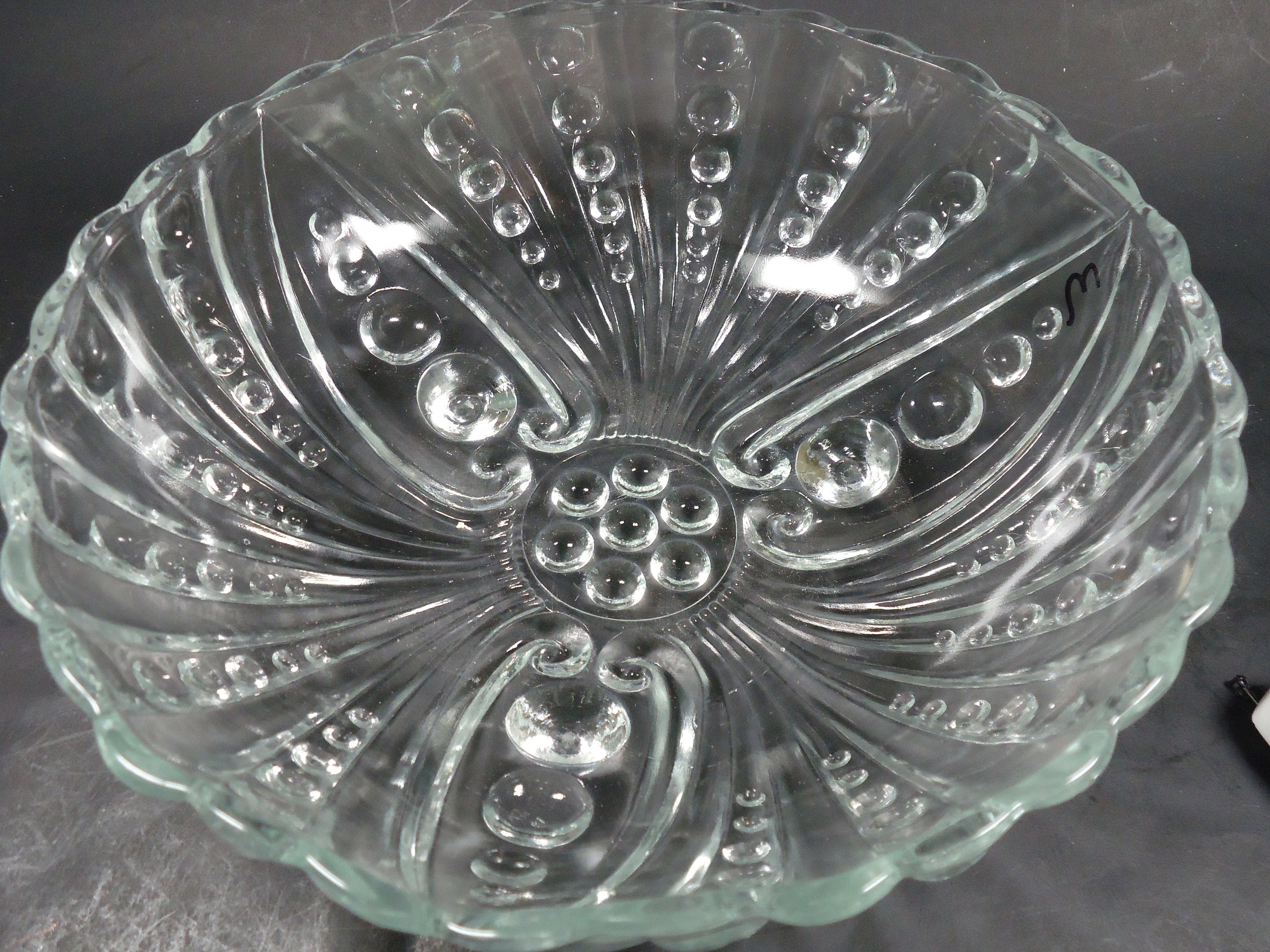 Dining & Serving Home & Living Anchor Hocking Bubble Burple Glass Art ...