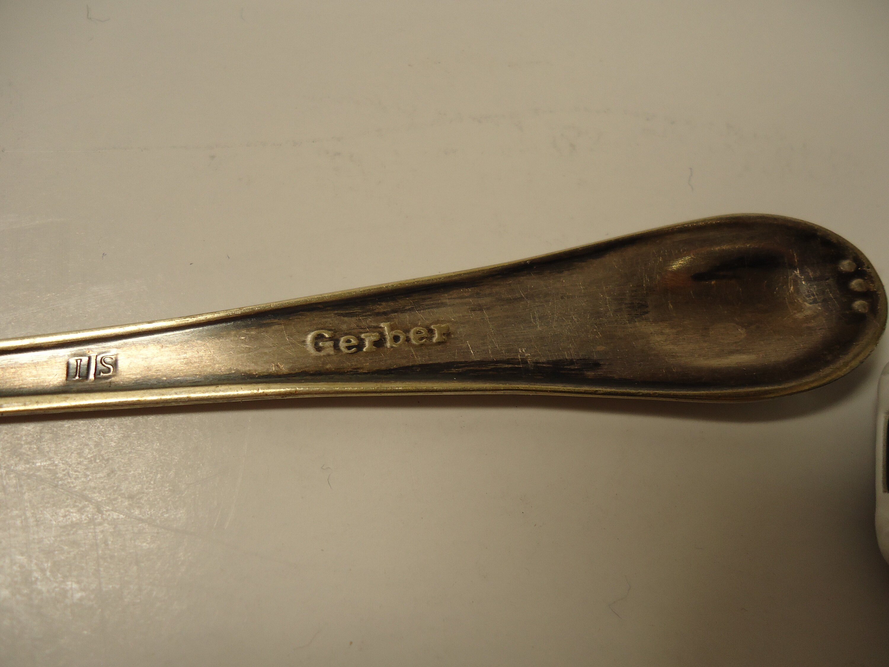 Vintage Gerber Metal Baby Spoon - Etsy