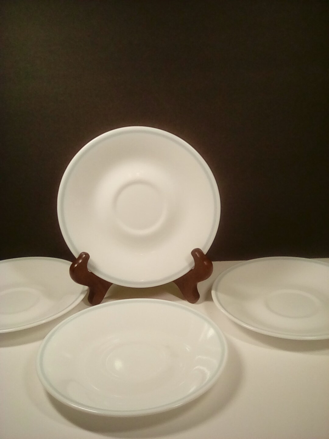 Set of 4 Pieces Corelle Saucers by Corning - Etsy