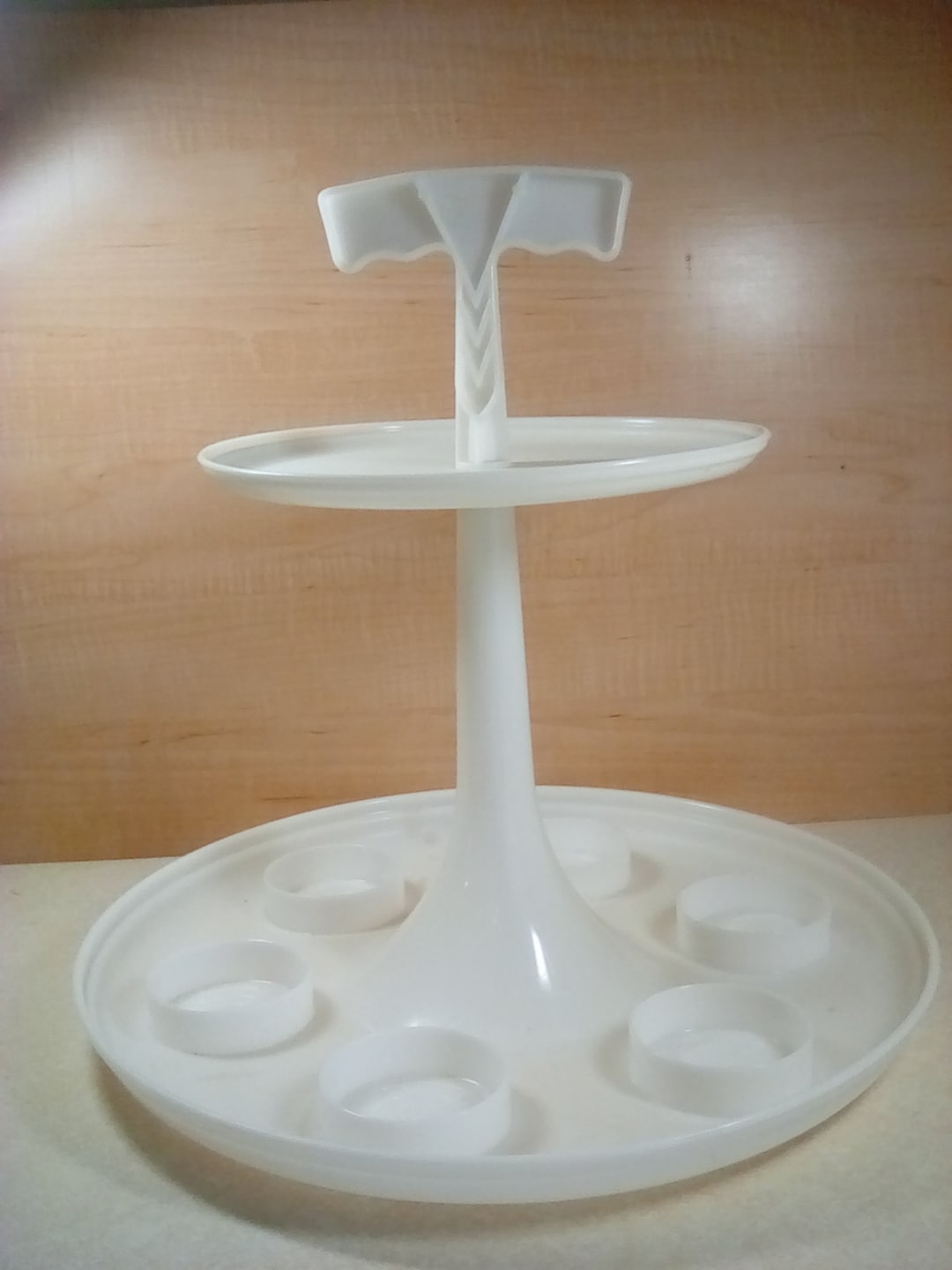 Vintage Tupperware Two Tier Carousel Caddy - Etsy