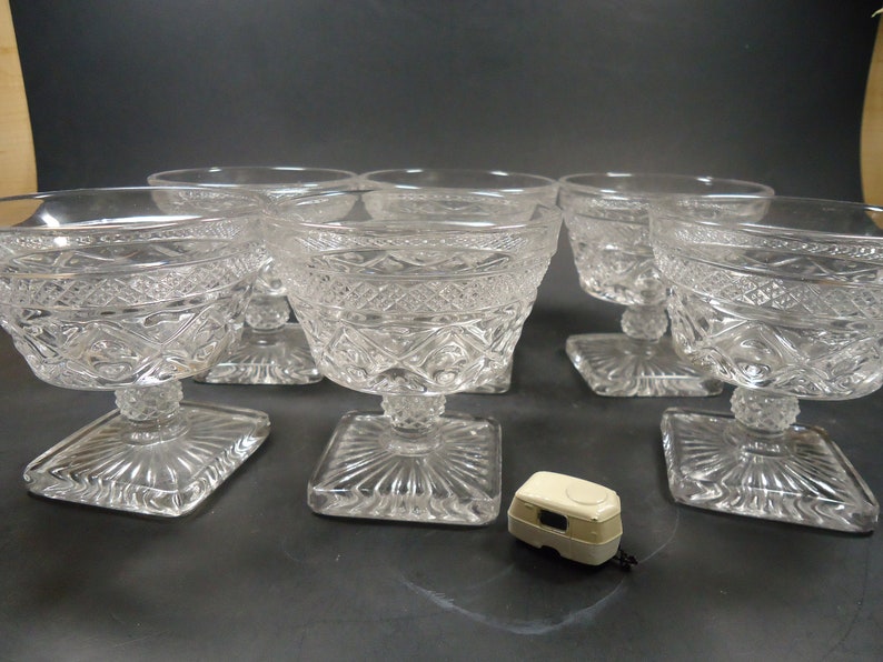 Imperial Cape Cod Set of 6 Ball Stemware Sherbet Glasses - Etsy