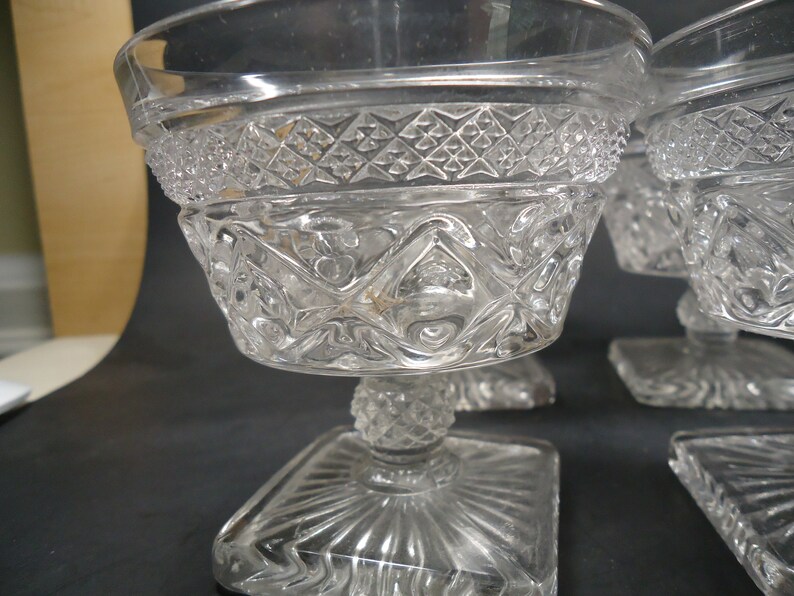 Imperial Cape Cod Set of 6 Ball Stemware Sherbet Glasses - Etsy