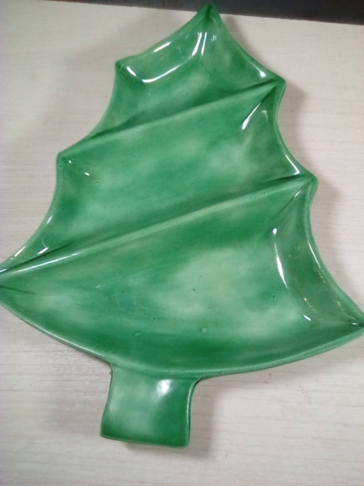 Vintage Ceramic Christmas Tree Serving Dish - Etsy