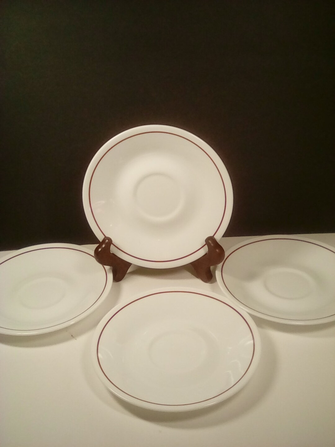 Set of 4 Pieces Corelle Saucers by Corning - Etsy