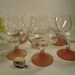 Set of 6 Clear Pink Pedestal Brandy Glasses - Etsy