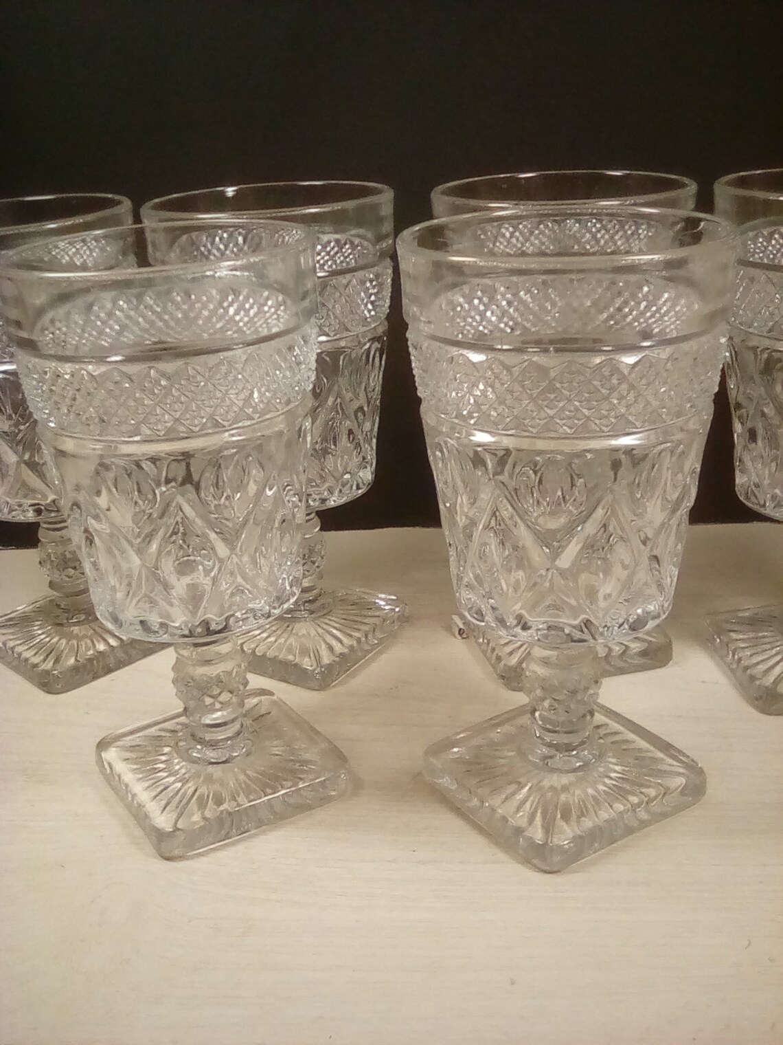 Imperial Cape Cod stemware wine /water glasses | Etsy