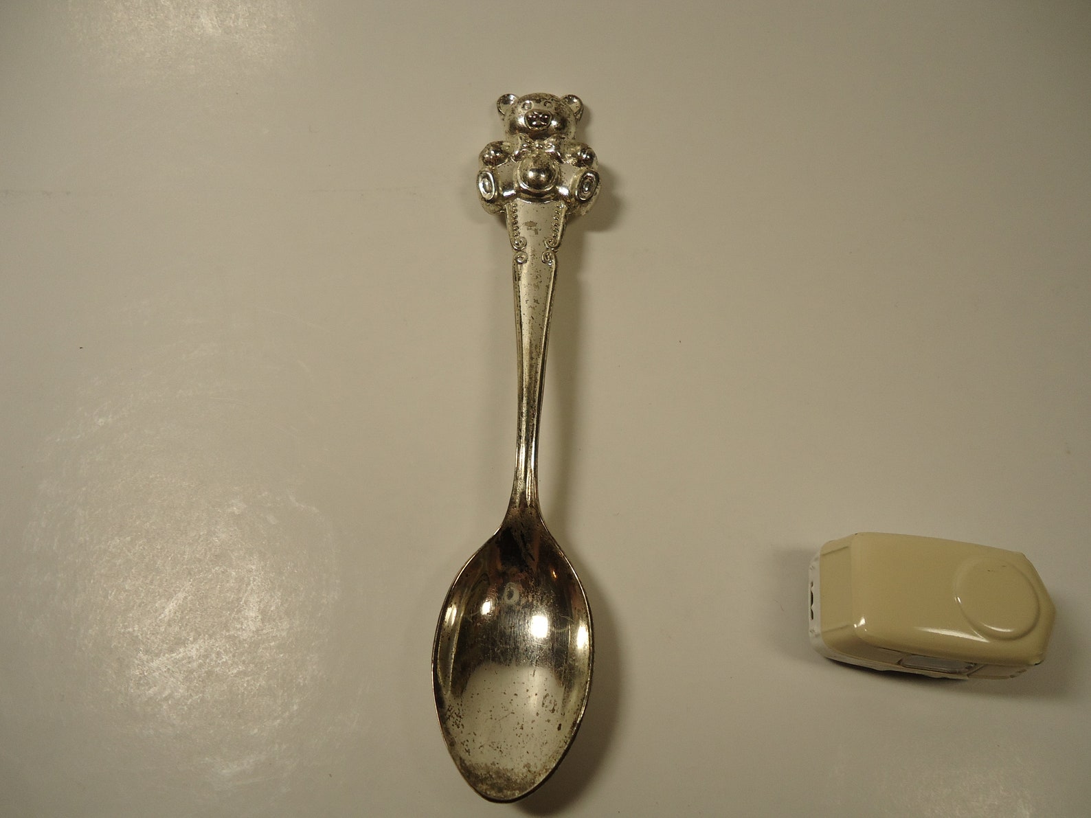 Vintage Teddy Bear Child's Metal Spoon | Etsy