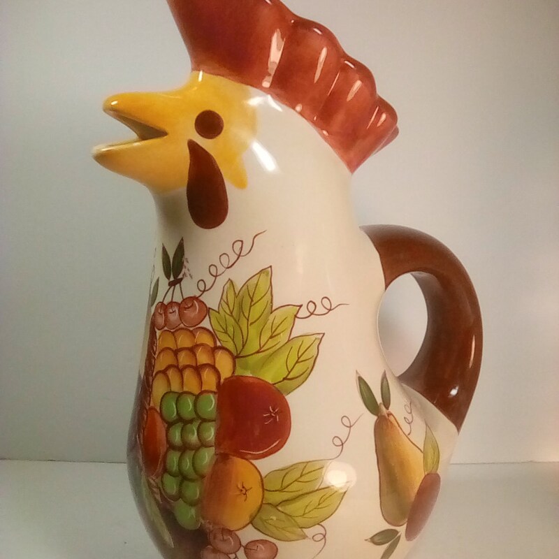 Rooster Pitcher - Etsy
