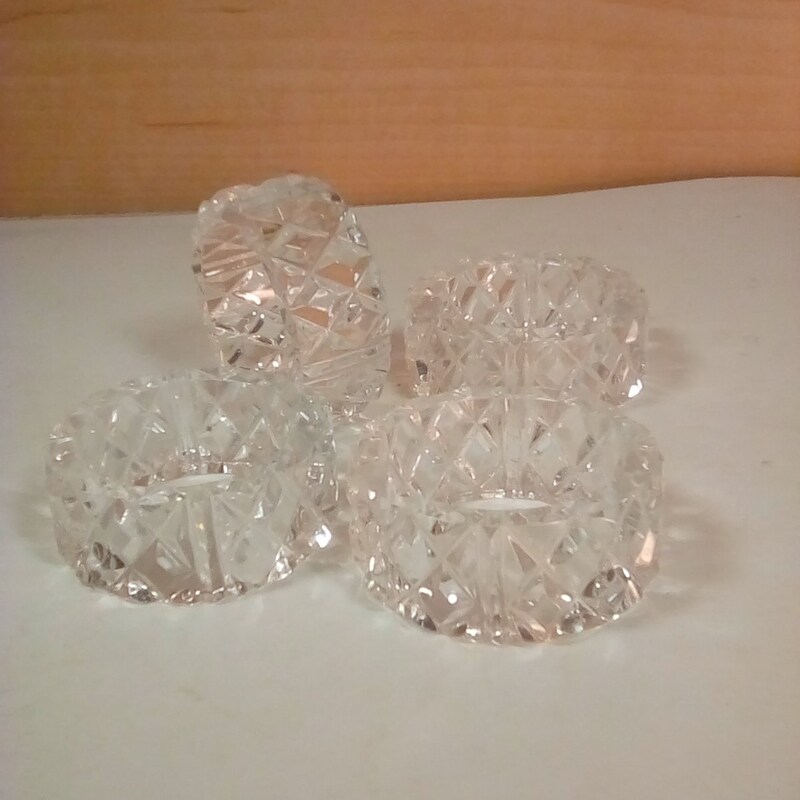 Crystal Napkin Rings - Etsy