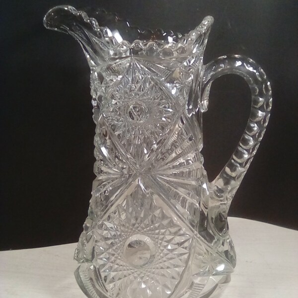 Crystal Pitcher - Etsy