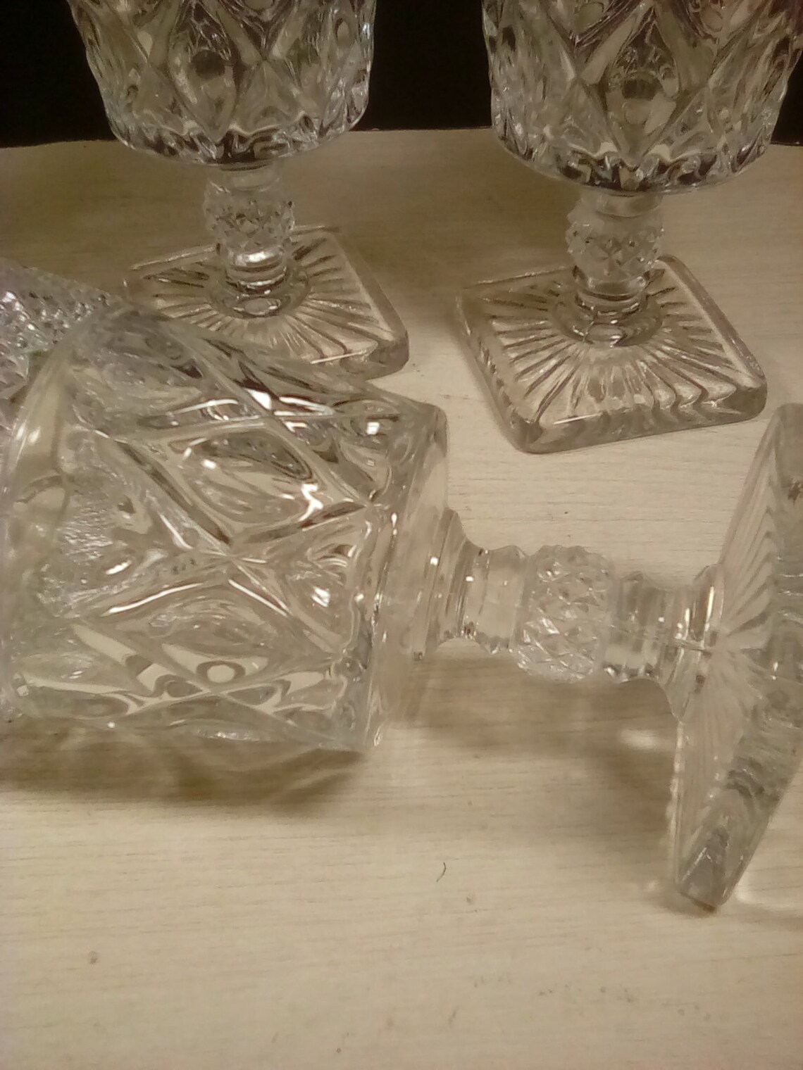 Imperial Cape Cod stemware wine /water glasses | Etsy