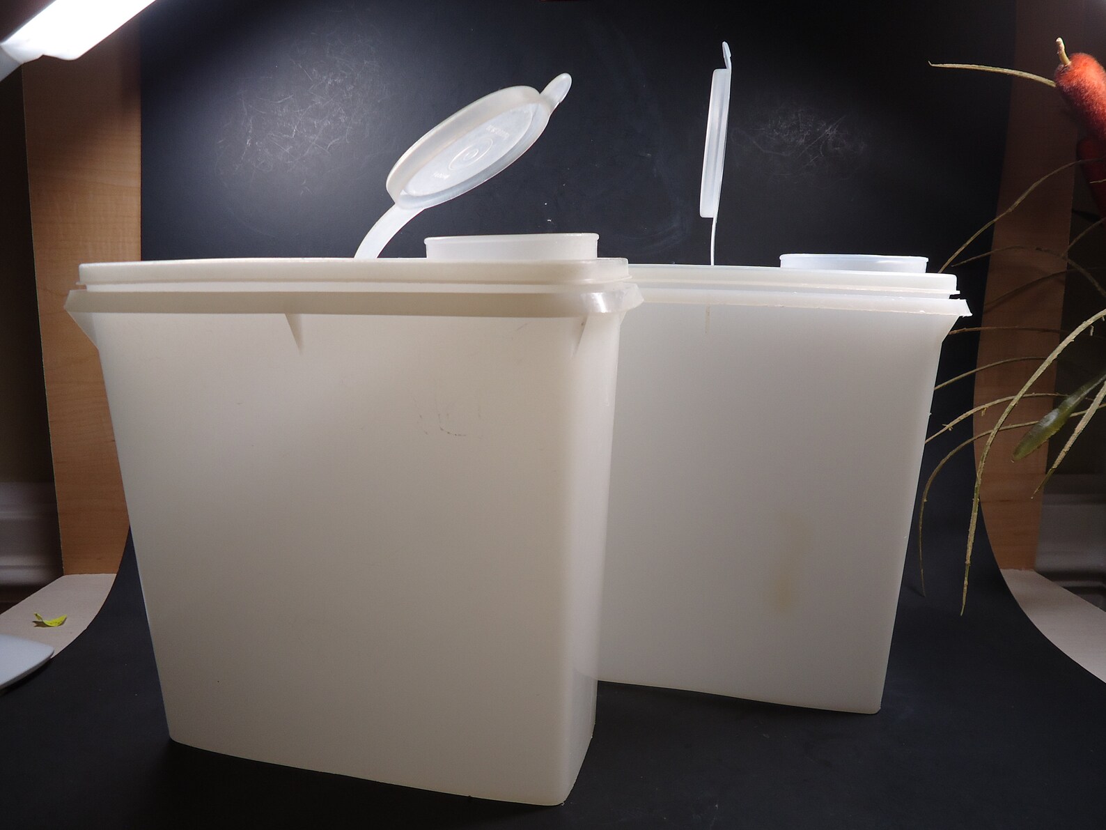 2 Tupperware Storage Containers With Lids - Etsy