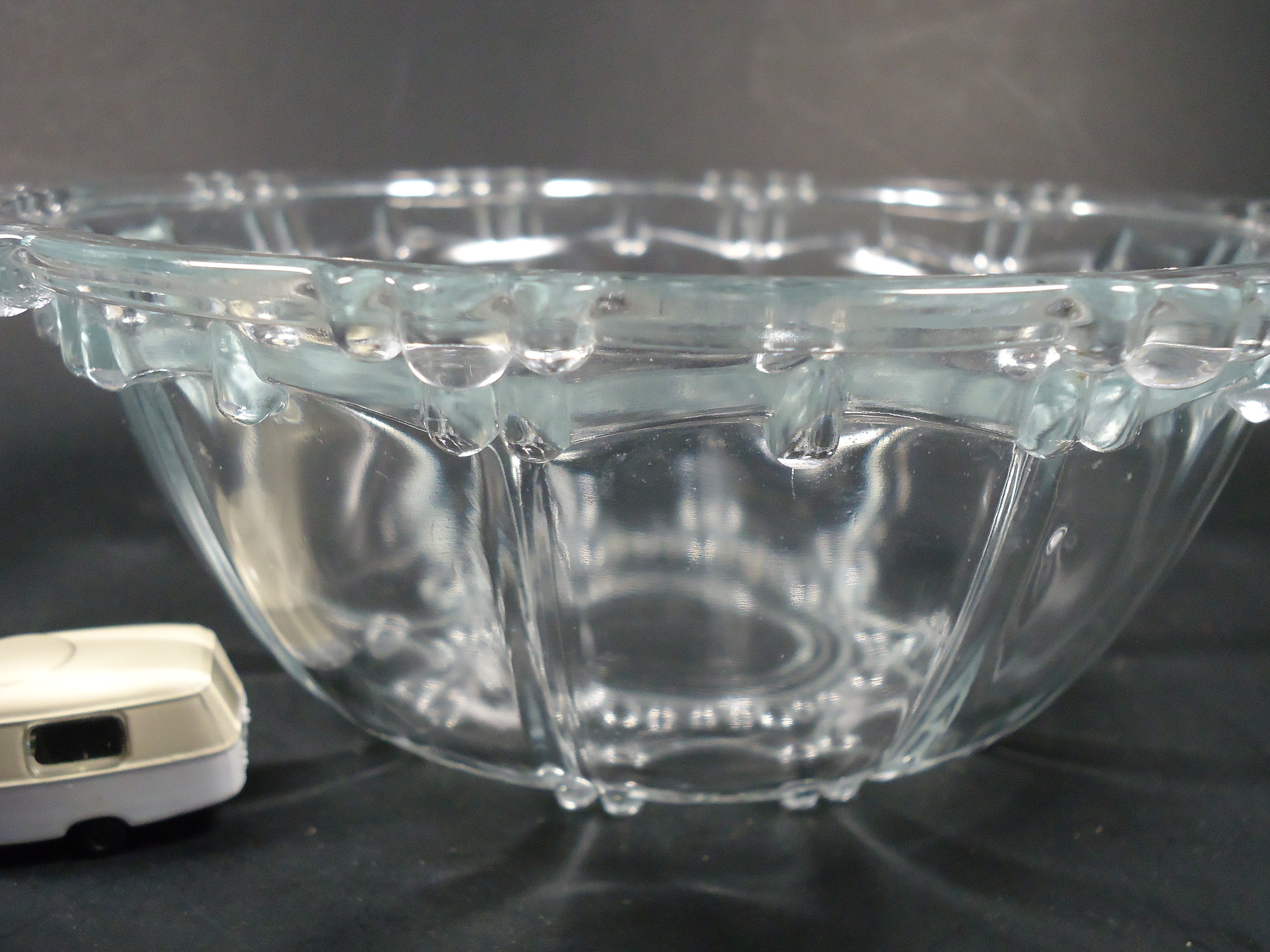 2 small clear glass round bowl | Etsy