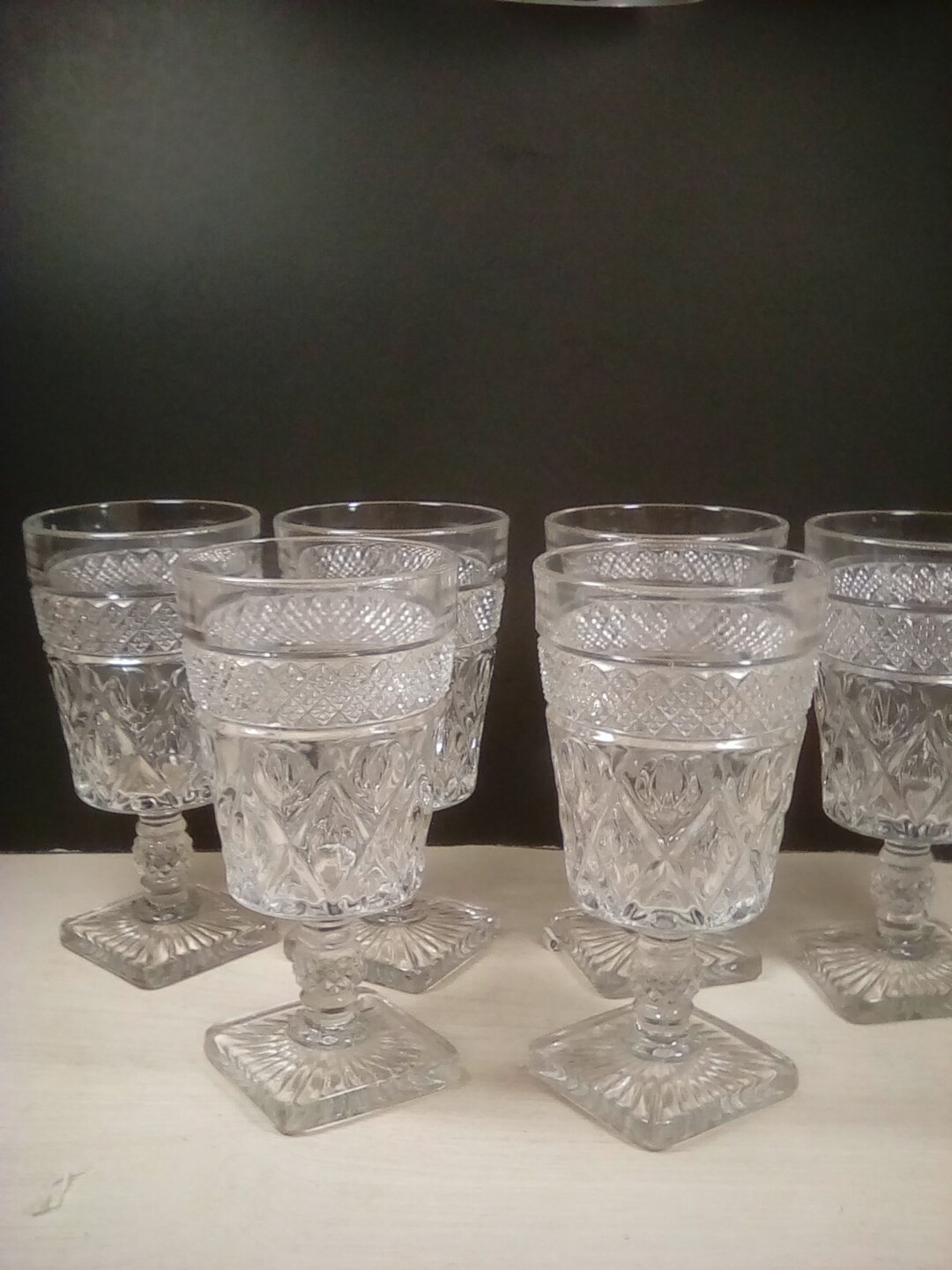 Imperial Cape Cod Stemware Wine /water Glasses - Etsy