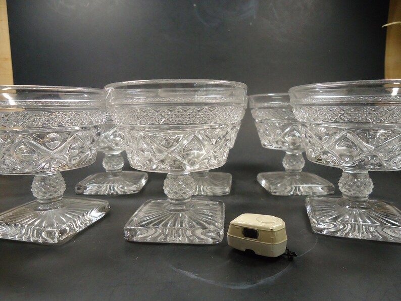 Imperial Cape Cod Set of 6 Ball Stemware Sherbet Glasses - Etsy