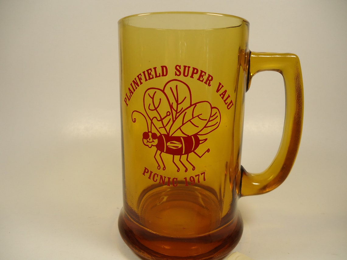 Set of 5 Amber Color Mugs With Handles - Etsy